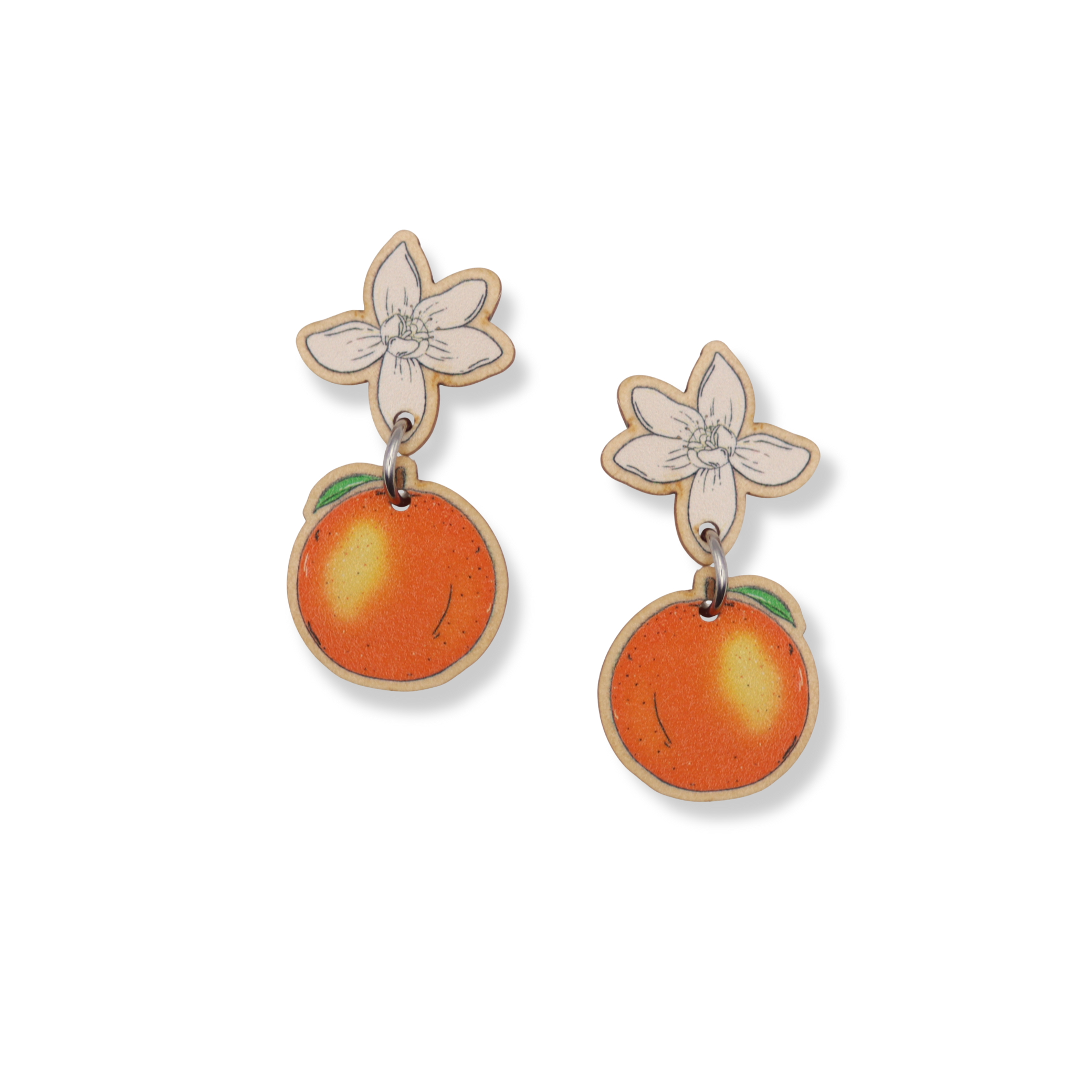 Orange Blossom Studs – Busy Head